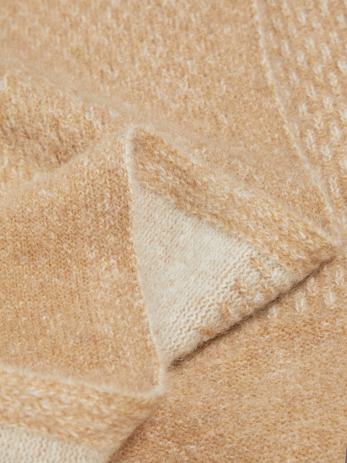 Tine Knit Scarf - Sand Mix - Holzweiler