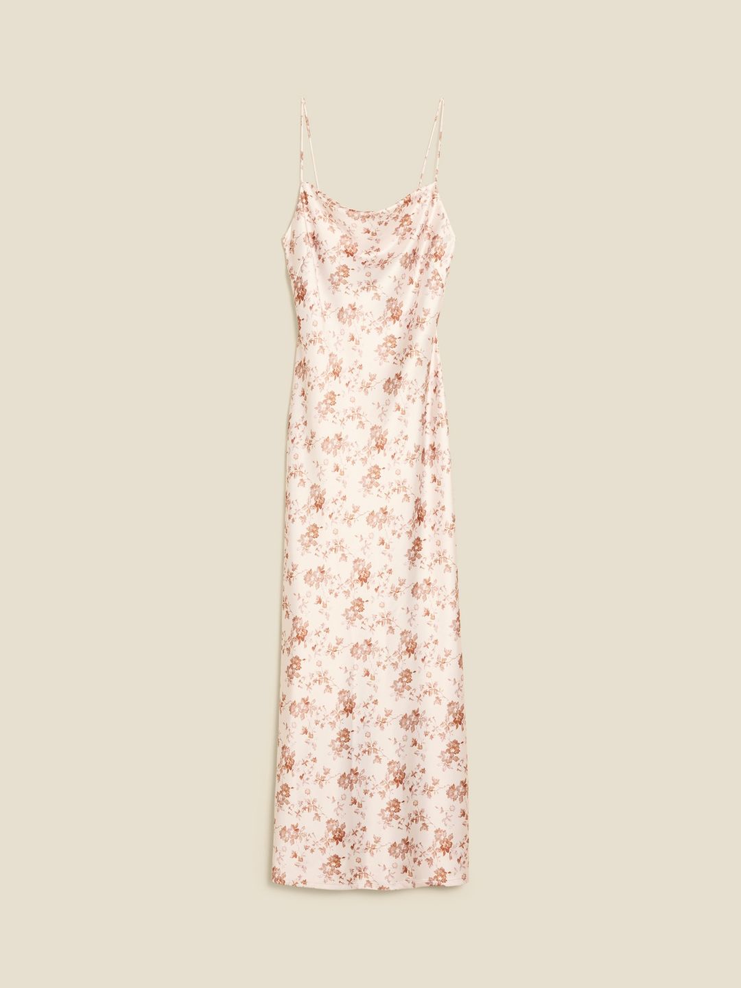 Eila Print Dress - Lt Brown Mix - Holzweiler