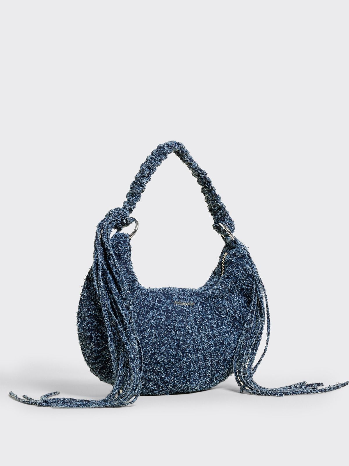 Cocoon Small Denim Bag - Blue - Holzweiler
