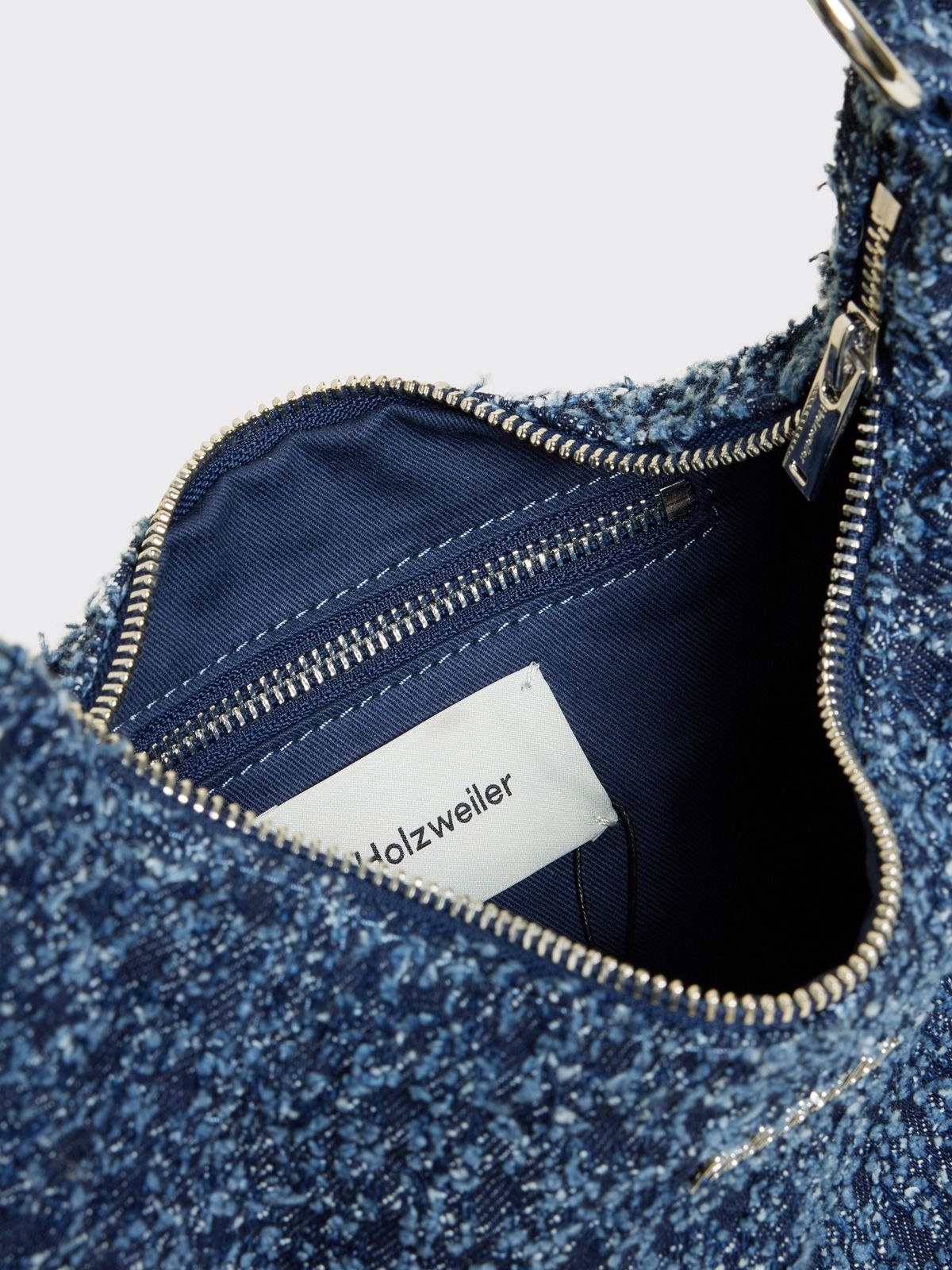 Cocoon Small Denim Bag - Blue - Holzweiler